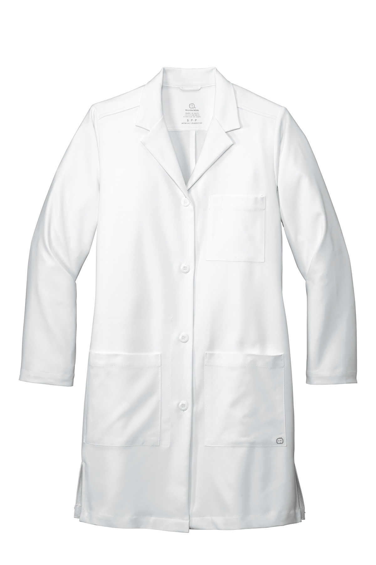 Custom WonderWink Womens Long Lab Coat - Coastal Reign