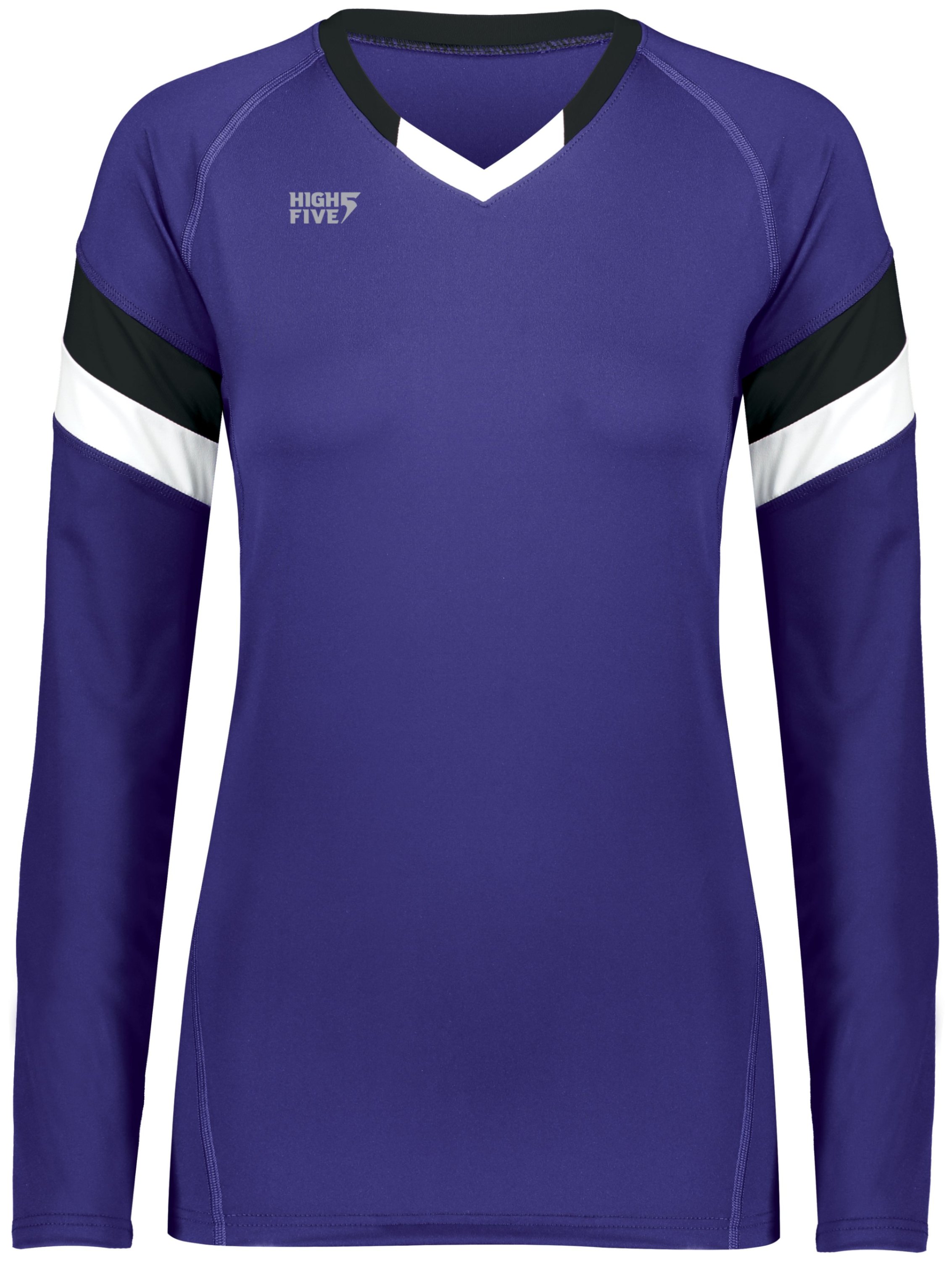 Custom High Five Youth Girls Truhit Tri Color Long Sleeve Jersey ...