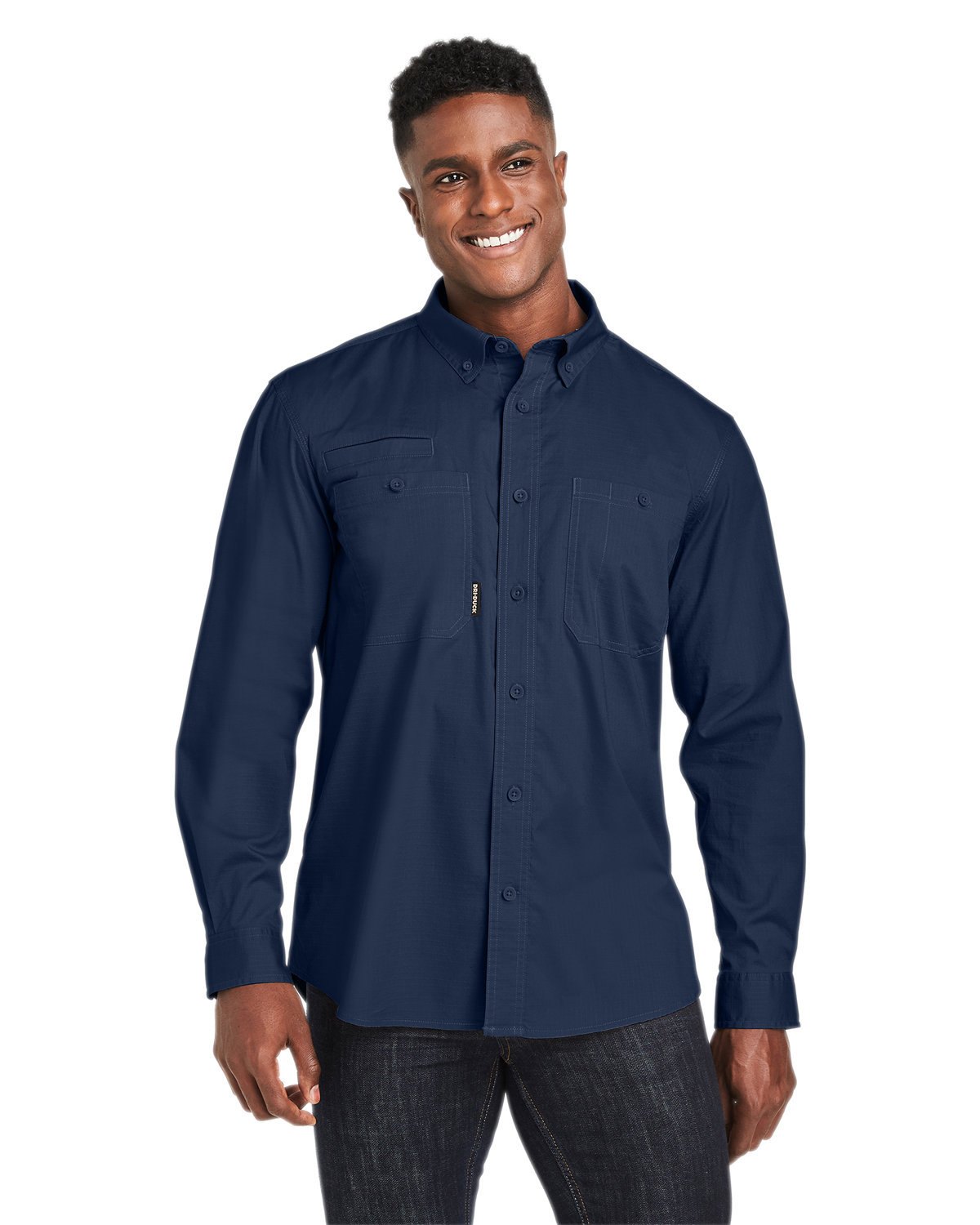 Custom Dri Duck Mens Craftsman Woven Shirt - Coastal Reign
