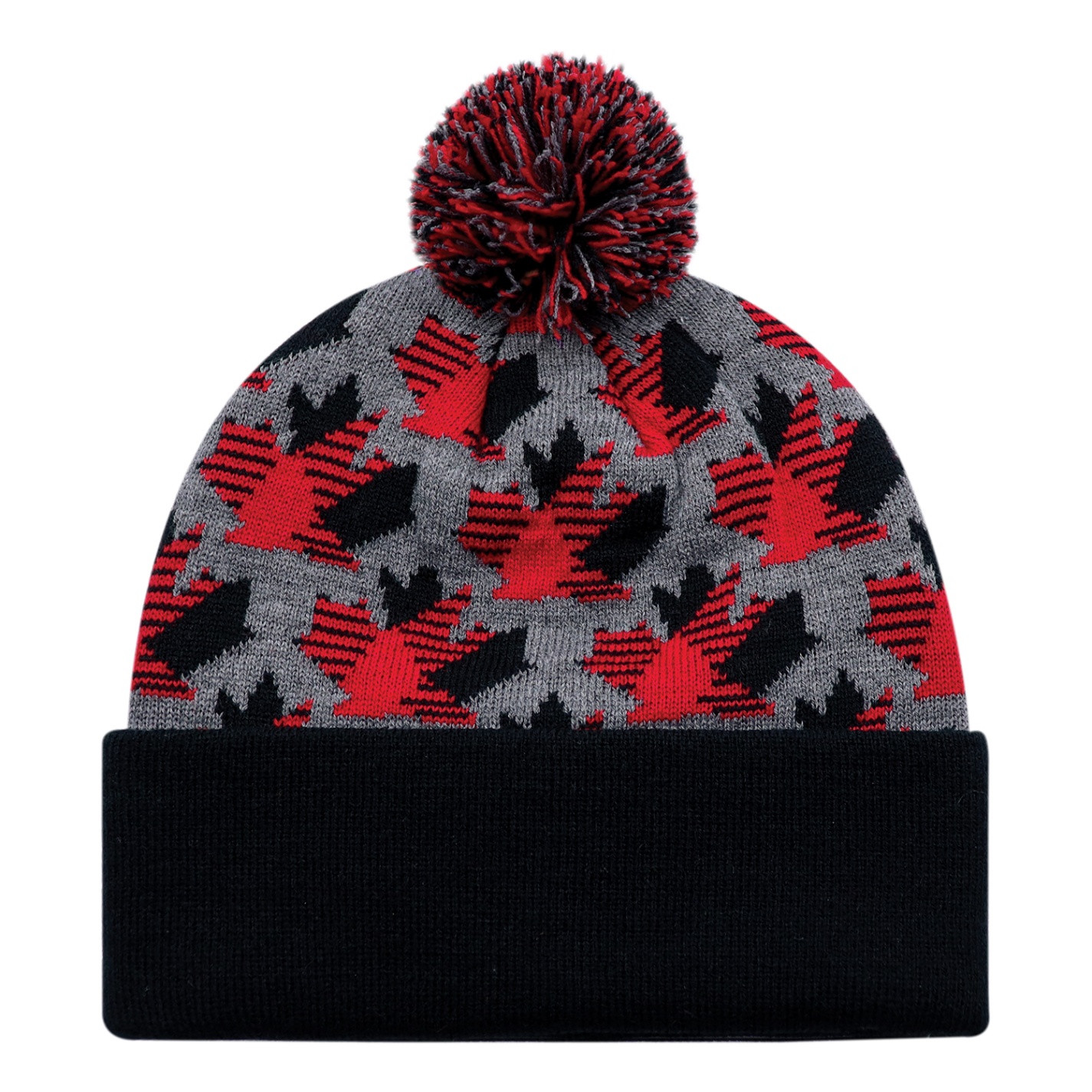 Custom Acrylic Cuff Toque Maple Leaf - Coastal Reign