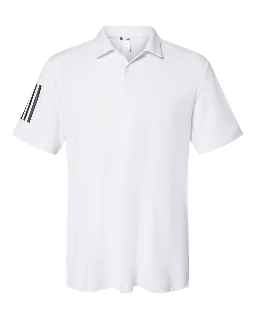 Custom Adidas Floating 3 Stripes Polo - Coastal Reign