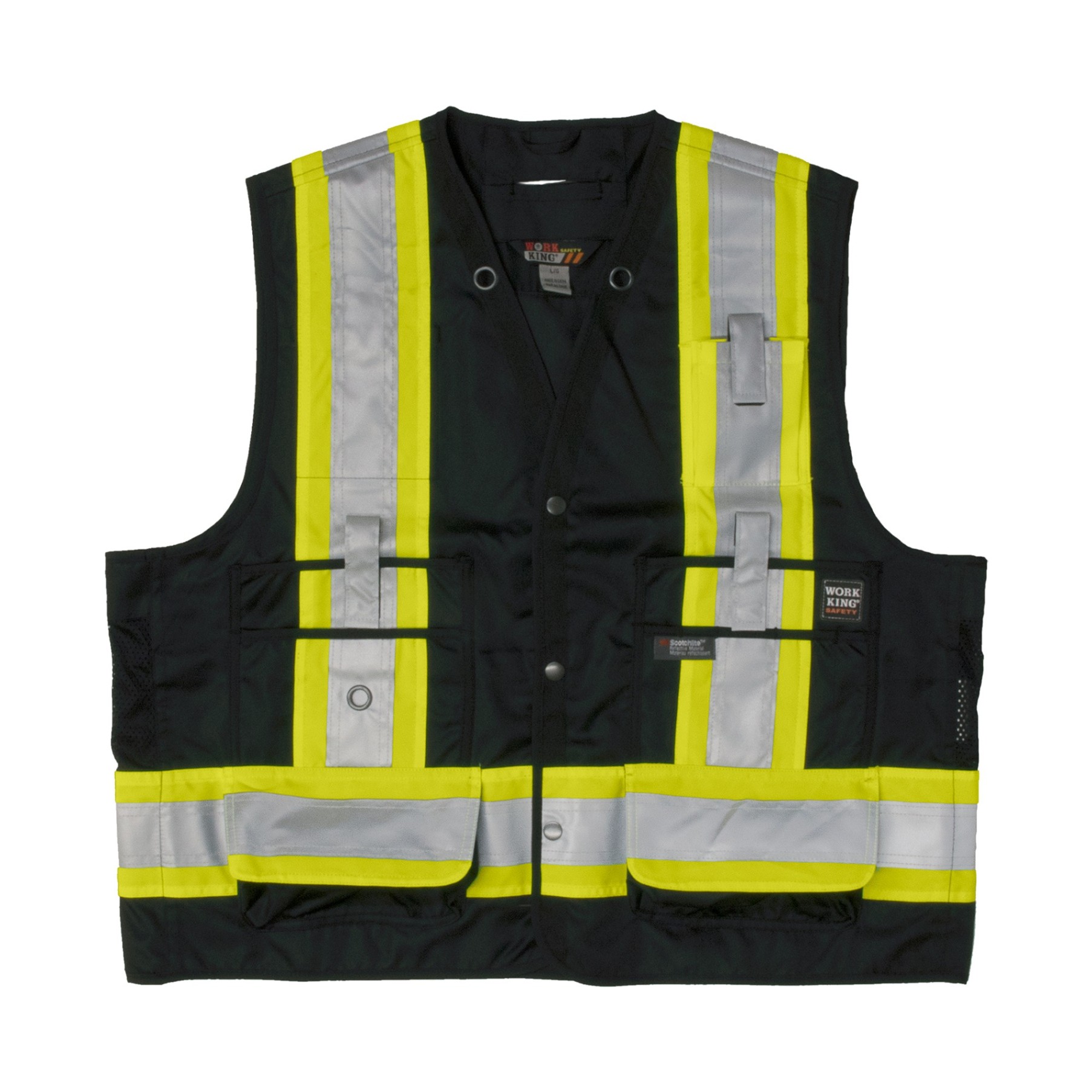 Custom Tough Duck Surveyor Safety Vest - Coastal Reign