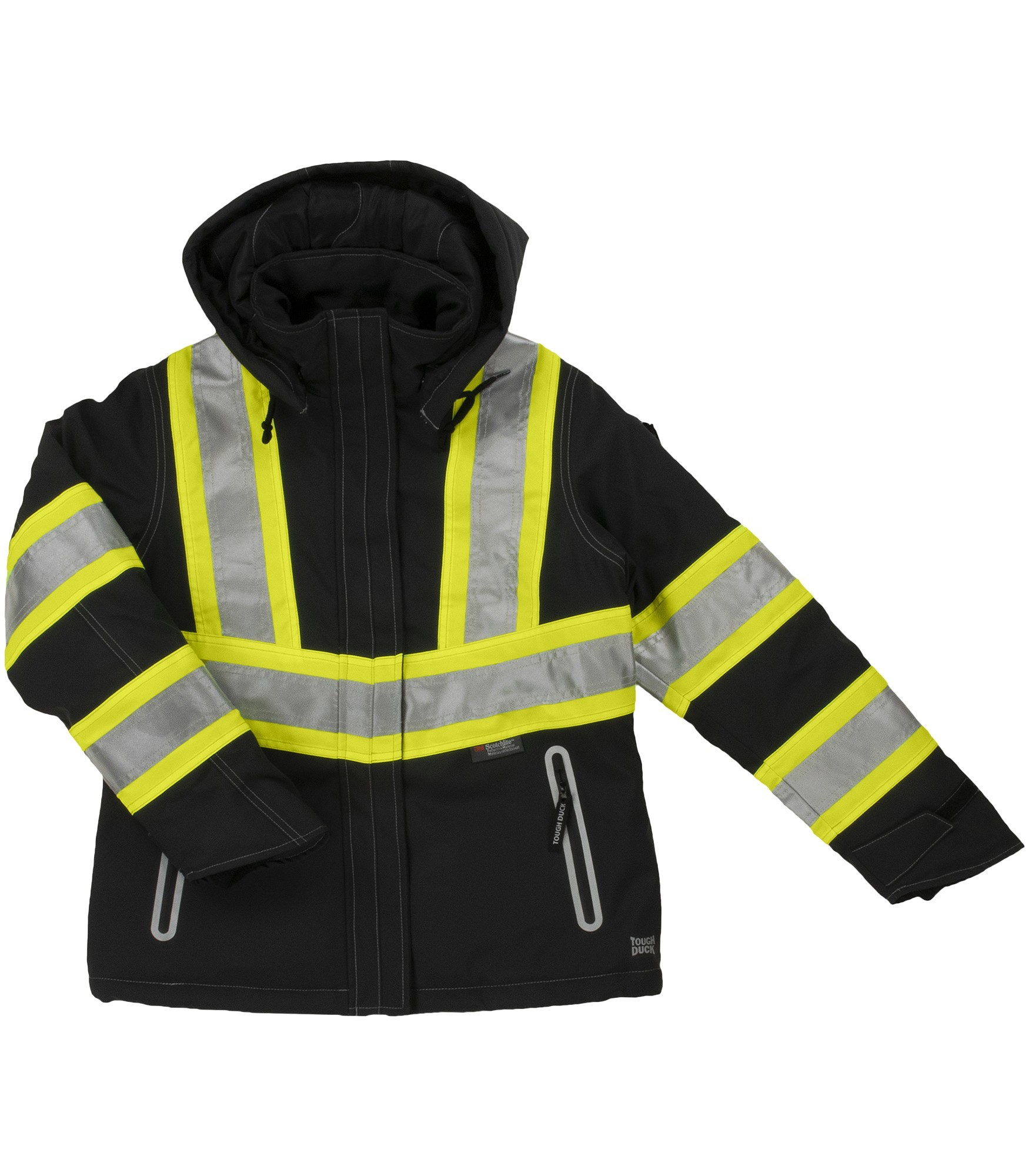 Custom Tough Duck Flex Insulated Safety Womens Jacket - Coastal Reign