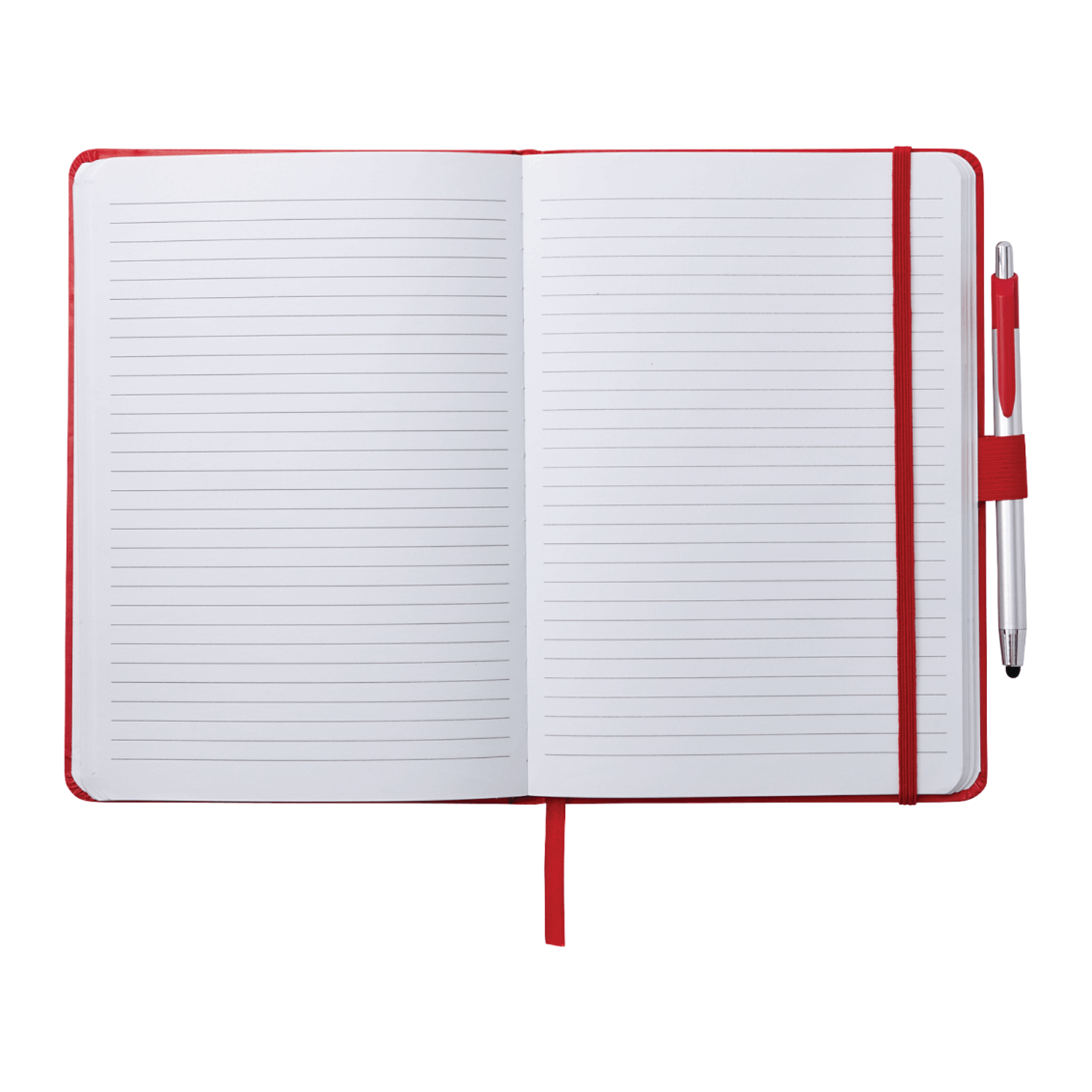 Custom 6" x 8.5" Crown Journal with Pen Stylus - Coastal Reign