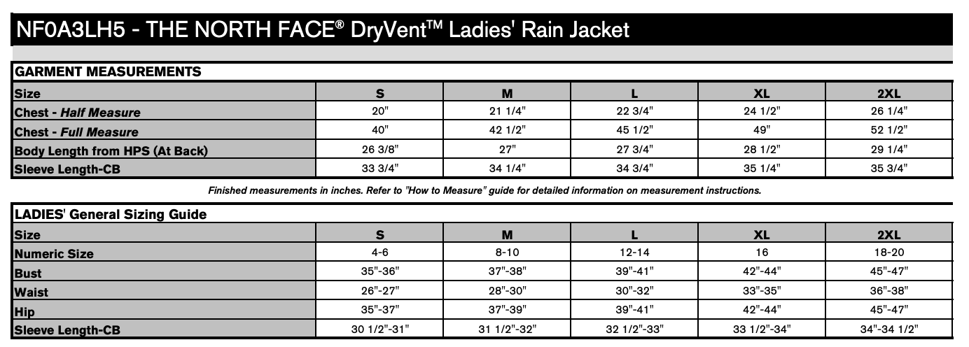 Custom The North Face Dryvent Ladies' Rain Jacket - Coastal Reign