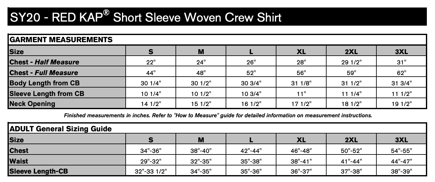 Custom RED KAP SHORT SLEEVE WOVEN CREW SHIRT - Coastal Reign